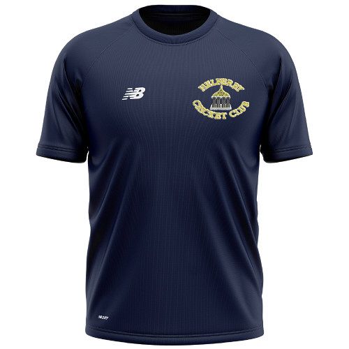 Helperby CC New Balance Training Shirt Navy Snr | Owzat-Cricket.co.uk